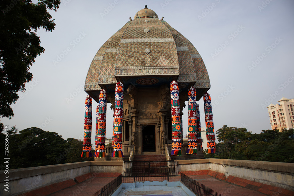 Valluvar Kottam in Chennai, India is a chariot shaped memorial ...