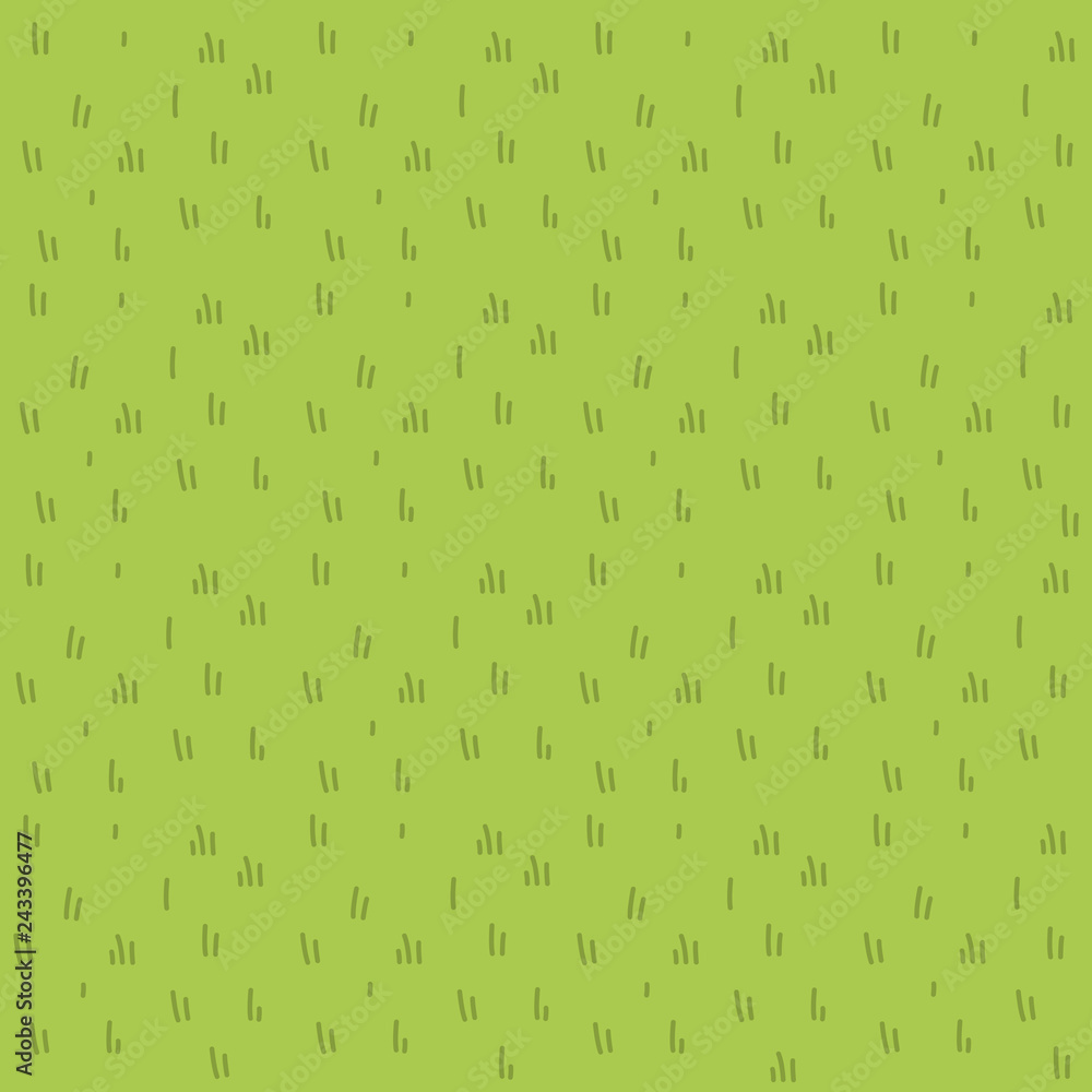 Cartoon grass vector flat pattern Stock Vector | Adobe Stock