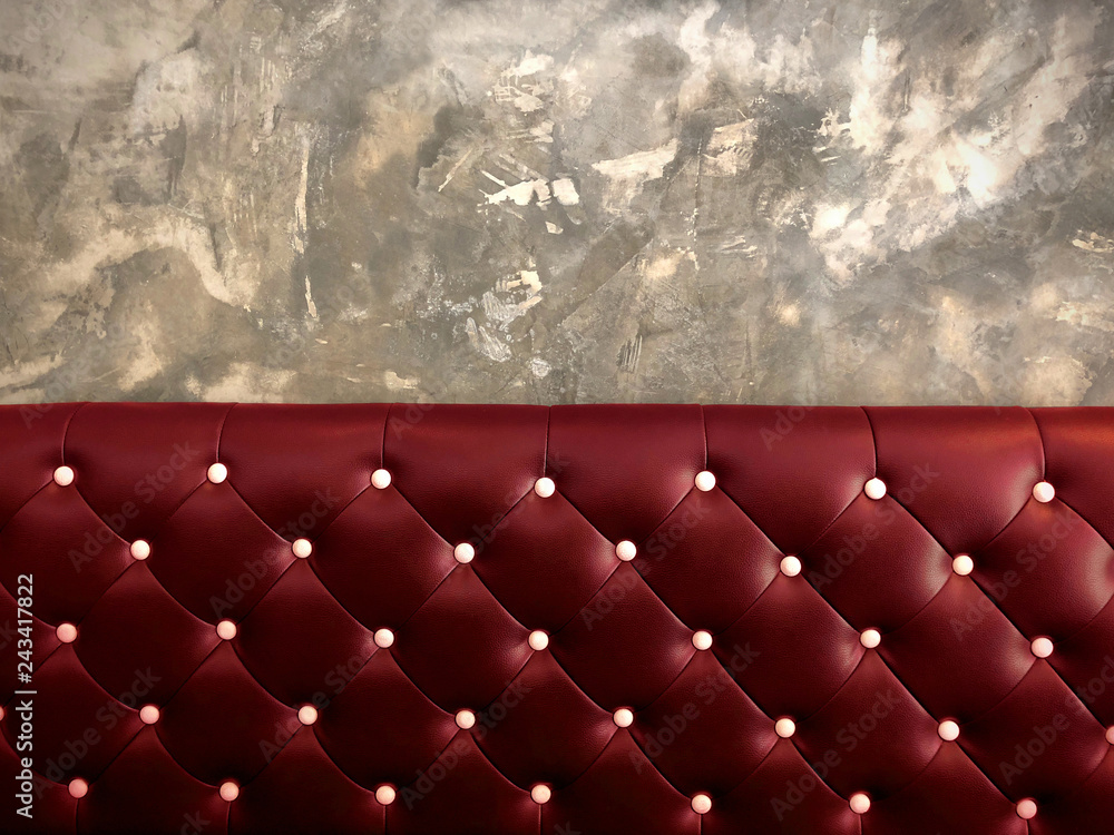 shameless beautiful vintage dark leather cushion sofa, background of ...