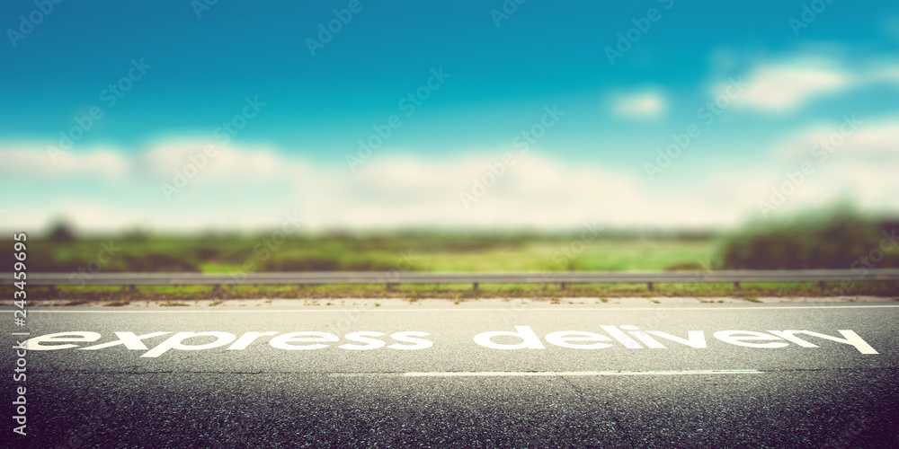 Express delivery concept Stock Photo | Adobe Stock
