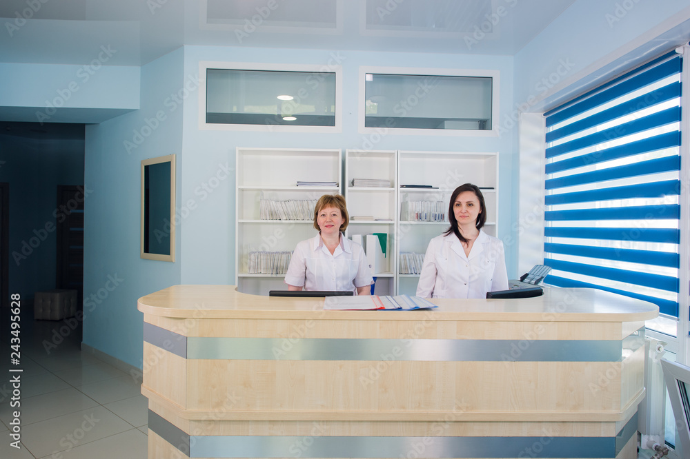 Hospital Reception Desk