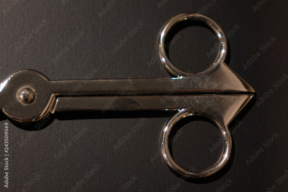 medieval medical tools, detail of vintage surgeon tools on a table ...