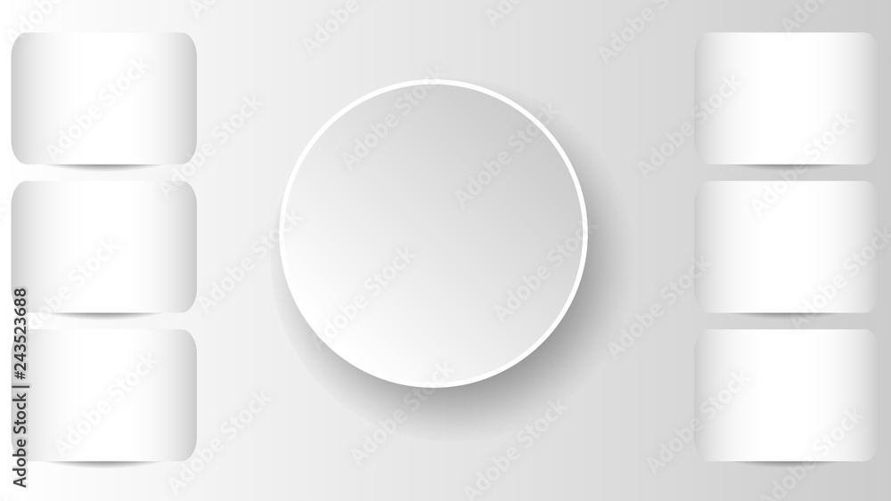 Empty infographic blank template vector design Stock Vector | Adobe Stock