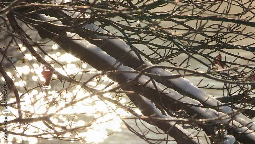 Video Stock Beautiful winter scenery in the English Lake District, home ...