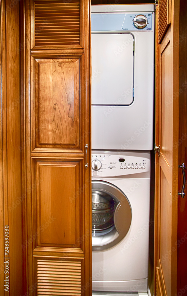 Washing and drying machines. Stock Photo | Adobe Stock