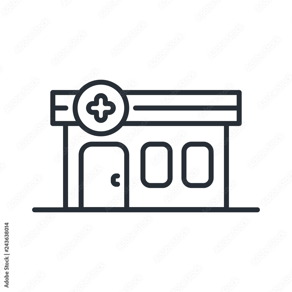 Pharmacy Building Icon