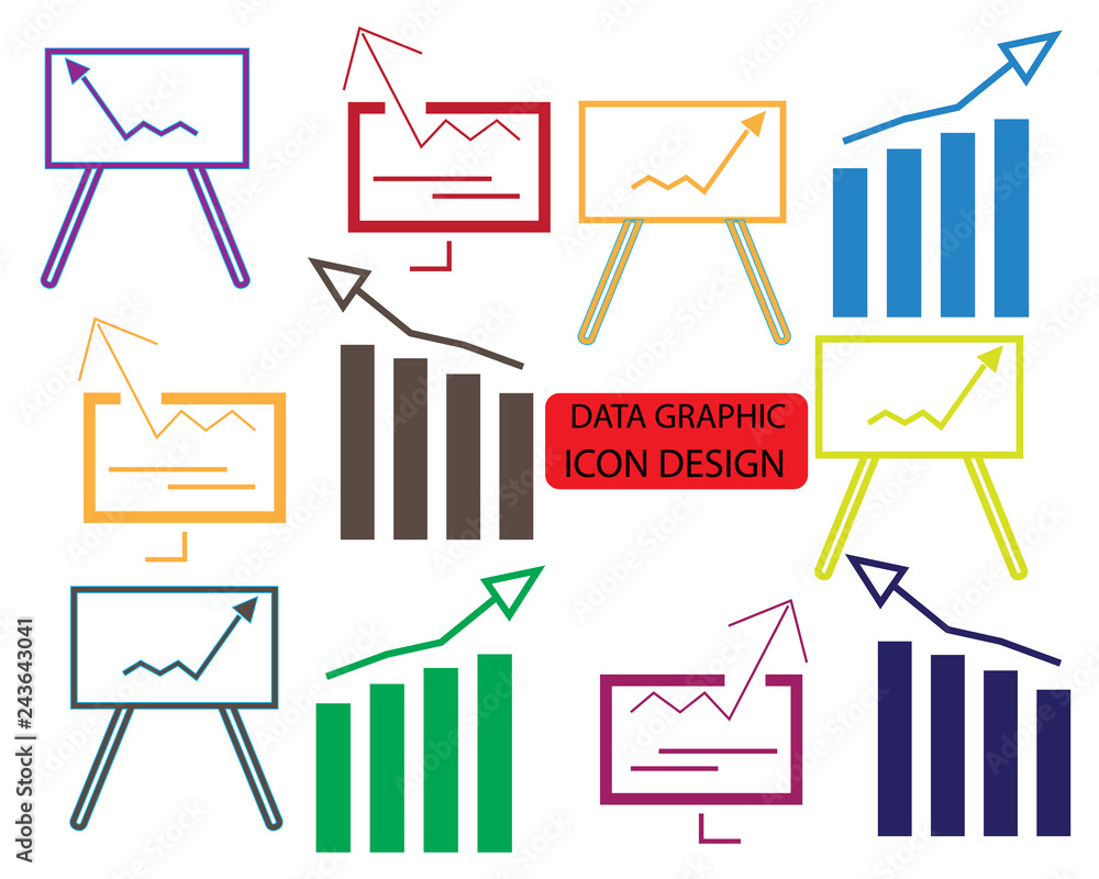 Data tools finance diagram and graphic. Chart and graphic, business ...