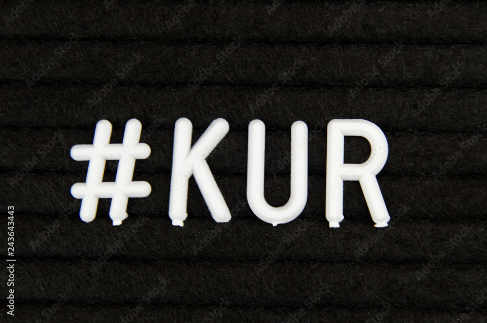 Learn Northern Kurdish Kurmanji language, KUR abbreviation, simple sign ...