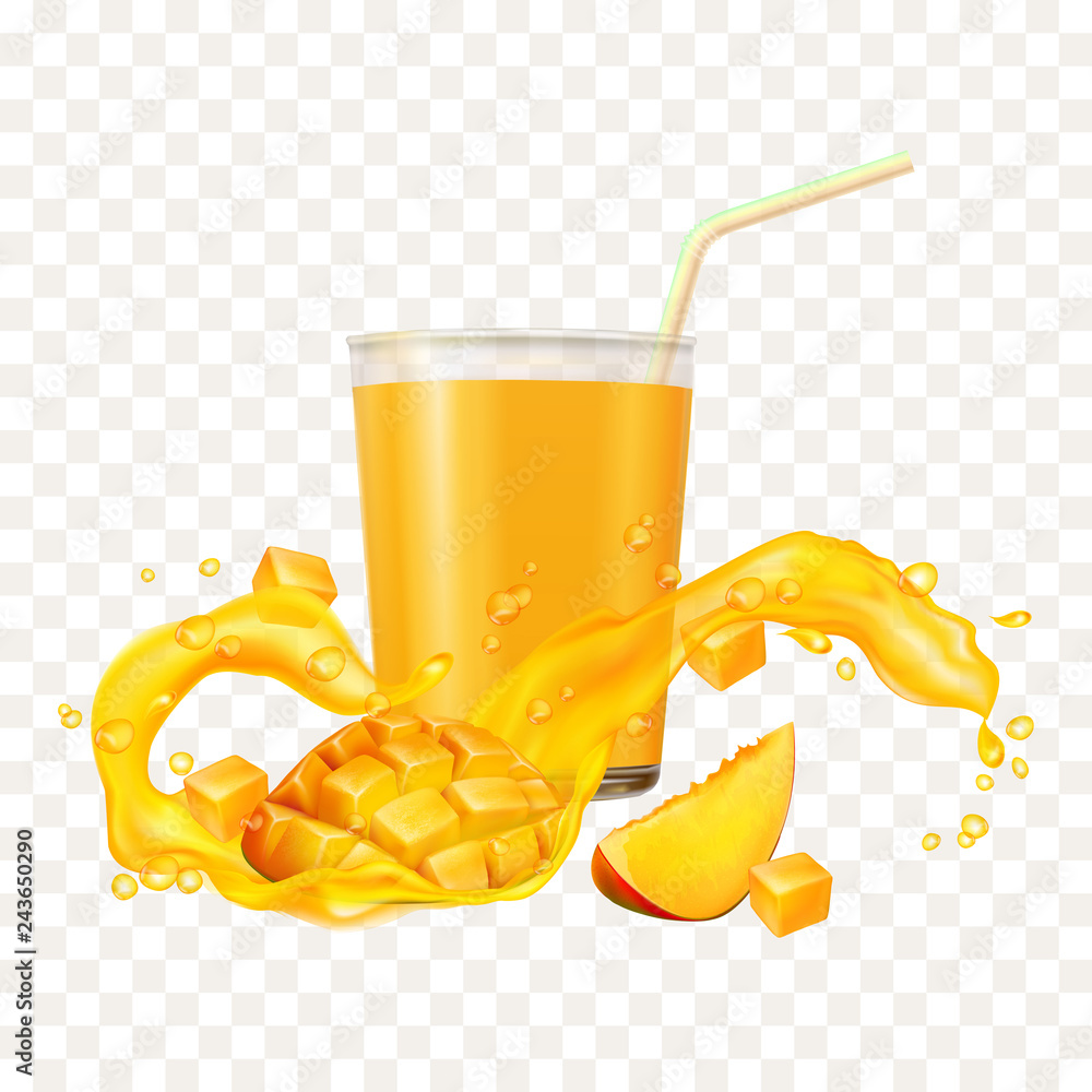 Mango Juice Vector