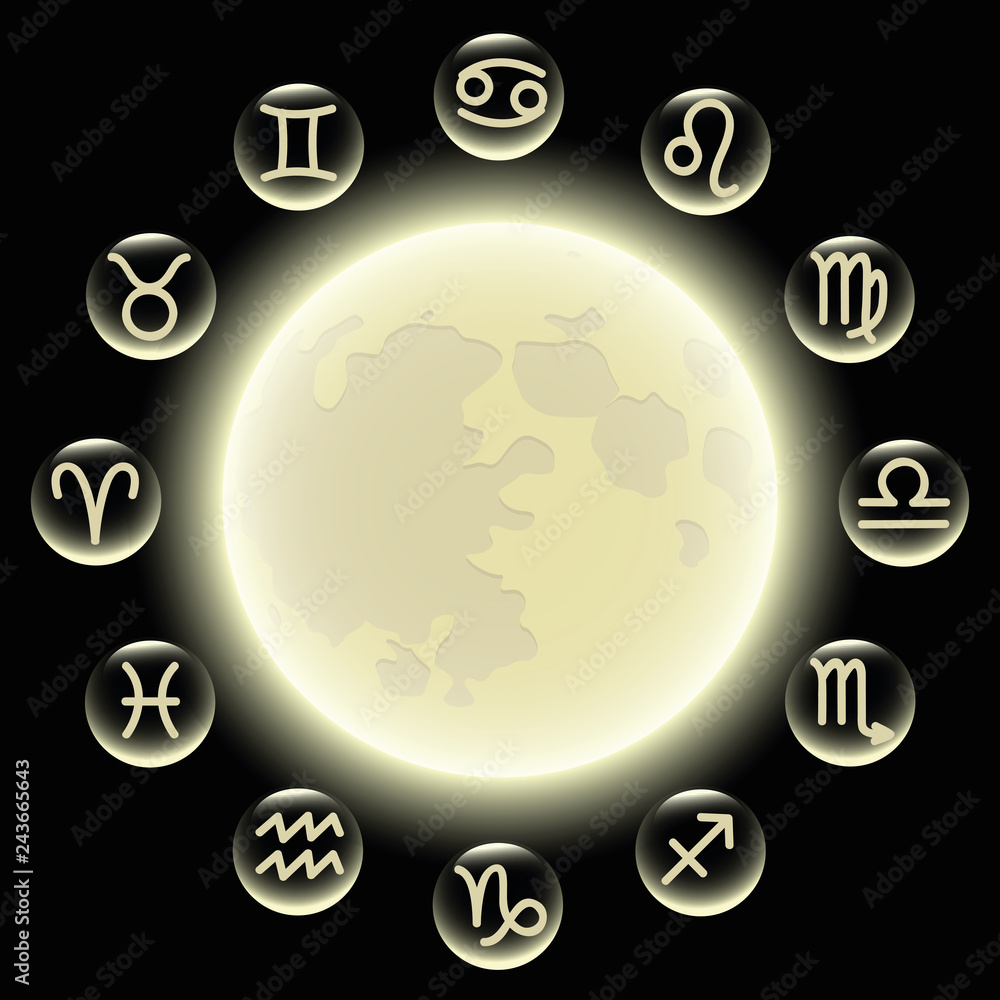 Full Moon Symbols