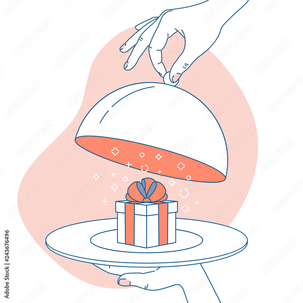 Serving Hands Vector