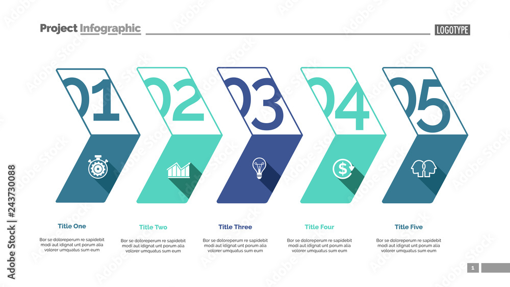 Five stages process chart slide template. Business data. Workflow ... Five stages process chart slide template. Business data. Workflow ...