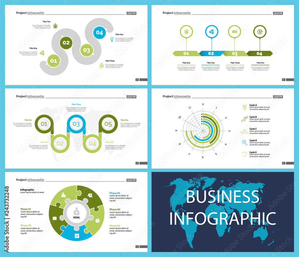 Business inforgraphic design set for management concept. Can be used ...