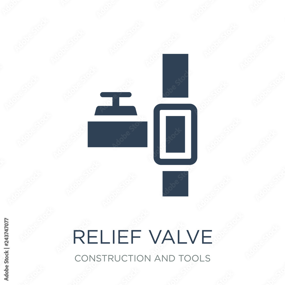 relief valve icon vector on white background, relief valve trend Stock ...