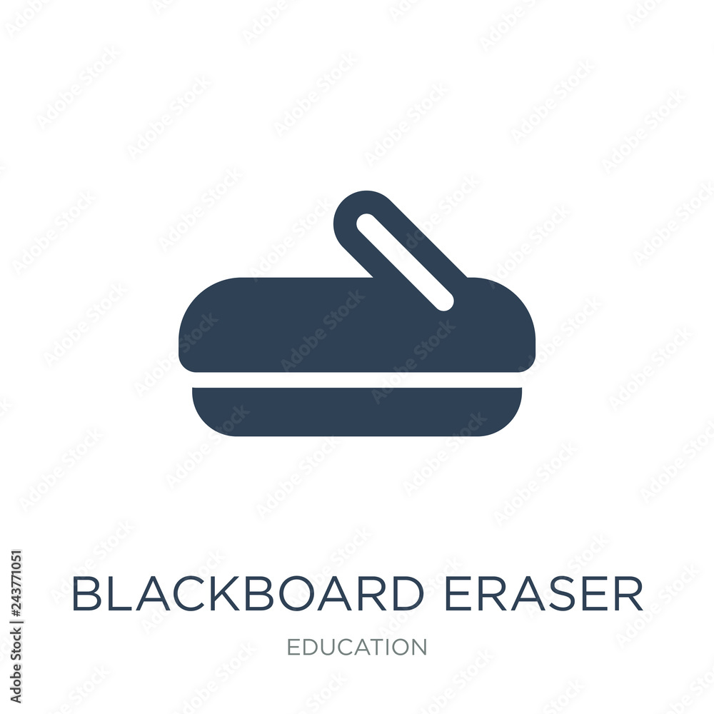 blackboard eraser icon vector on white background, blackboard er Stock ...