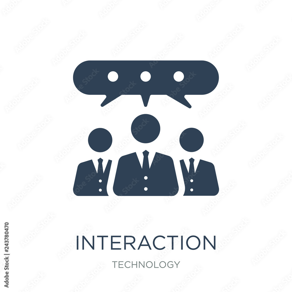 interaction icon vector on white background, interaction trendy filled ... interaction icon vector on white background, interaction trendy filled ...