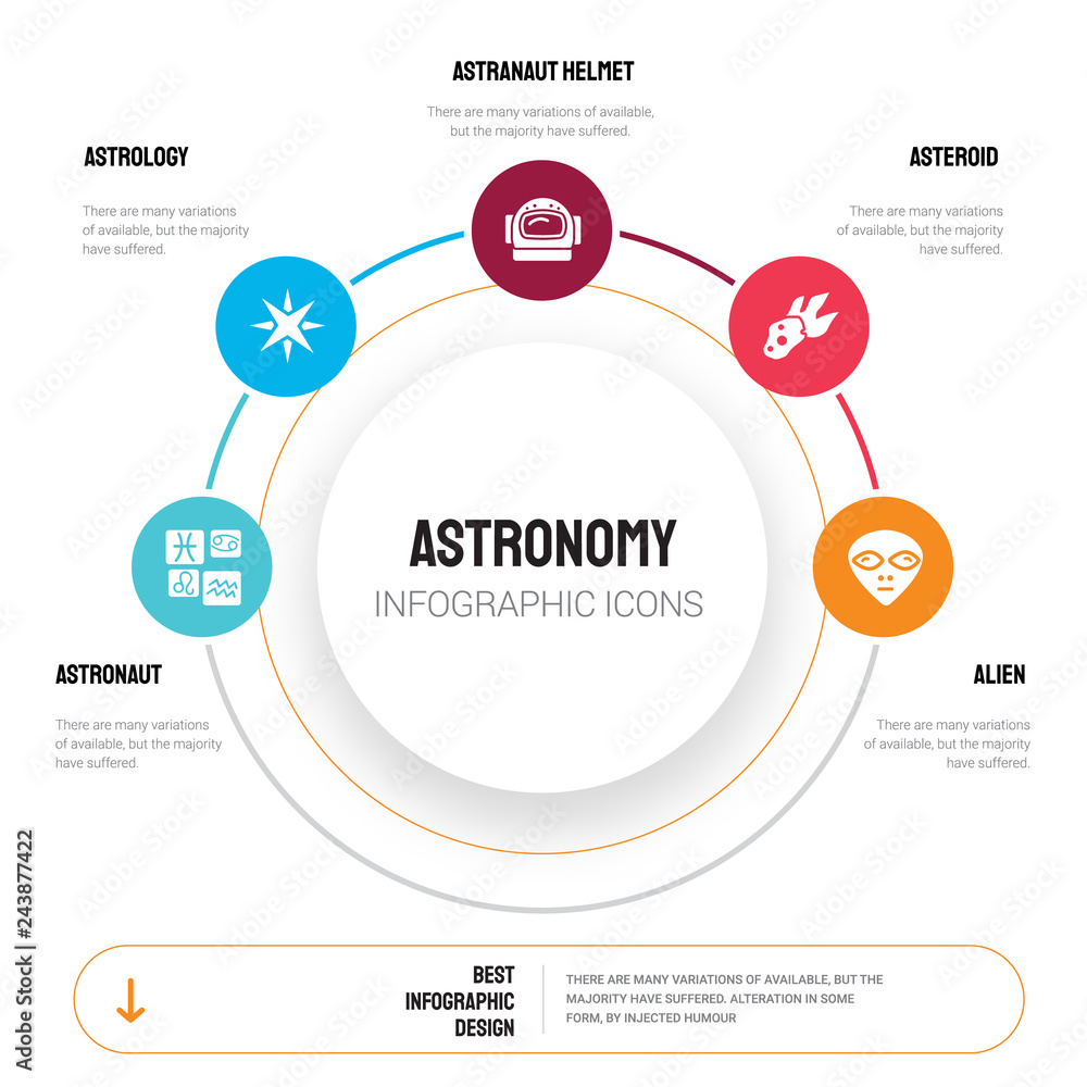 Abstract infographics of astronomy template. Astronaut, Astrology ...
