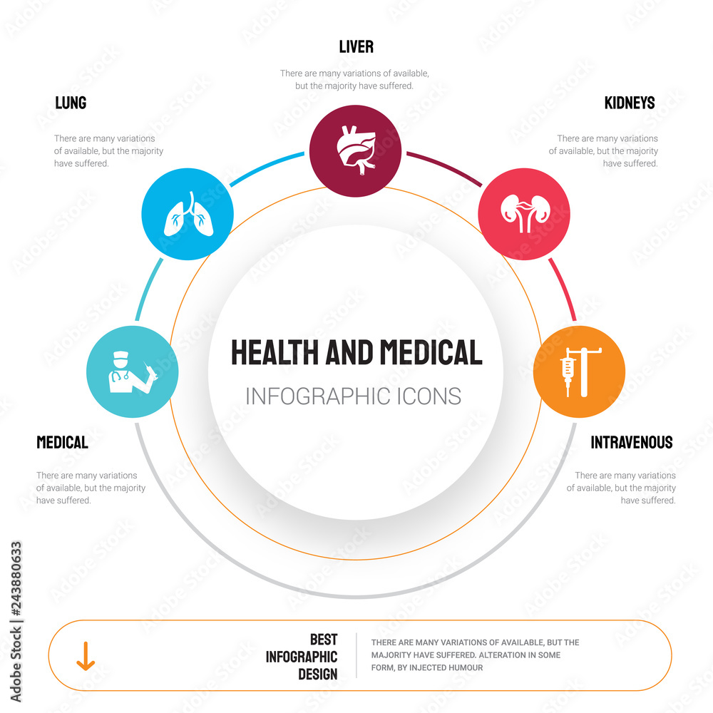 Abstract infographics of health and medical template. Medical, Lung ...