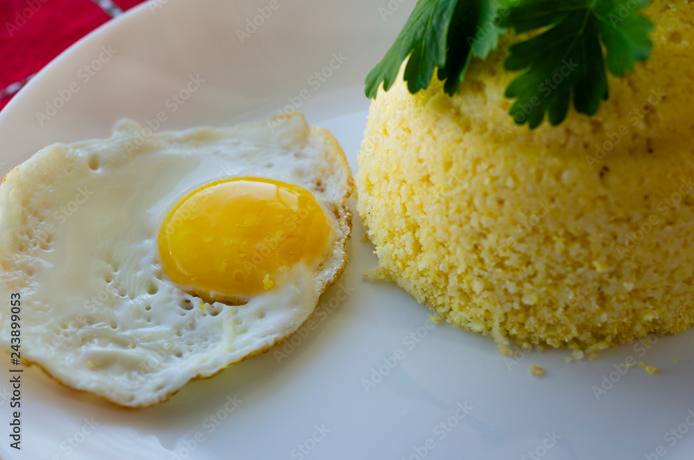 In Brazil, "Cuscuz" can be made from flour or sprinkles of corn, rice ...