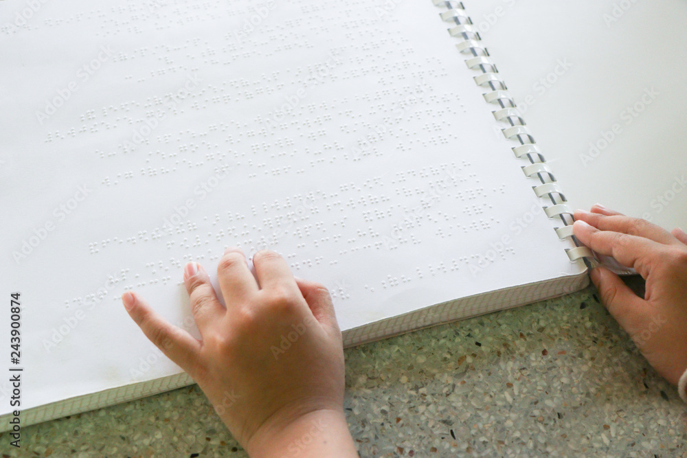 Braille is the font for the blind, invented by Louis Braille. The ...