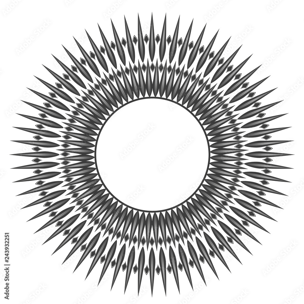 Sun Rays Tattoo Templates