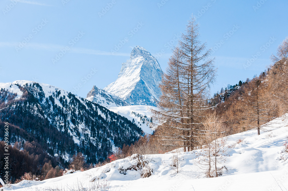 Fotka „Zermatt, Furi, Zmutt, zum See, Blatten, Matterhorn, Wanderweg ...