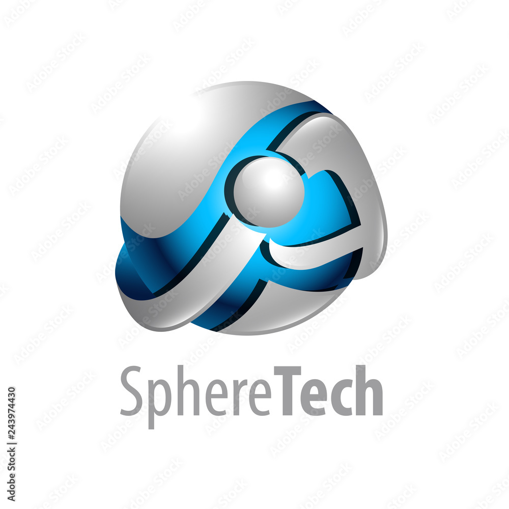 Sphere technology logo concept design. Symbol graphic template element ...