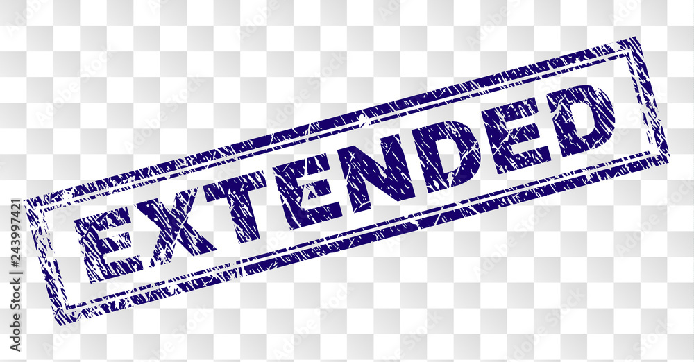 Vecteur Stock EXTENDED stamp seal imprint with rubber print style and ...