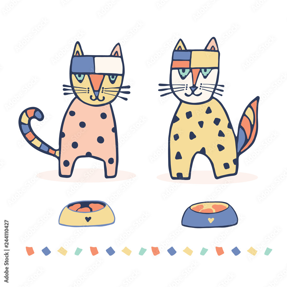 Kitten Color In Clipart