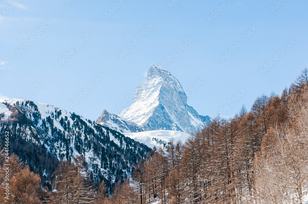 Zermatt, Furi, Zmutt, Matterhorn, Walliser Berge, Alpen, Wallis ...