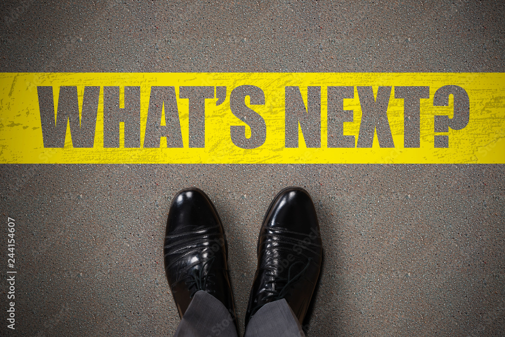 Businessman With Left Or Right Arrows And Question Mark Stock Photo ...