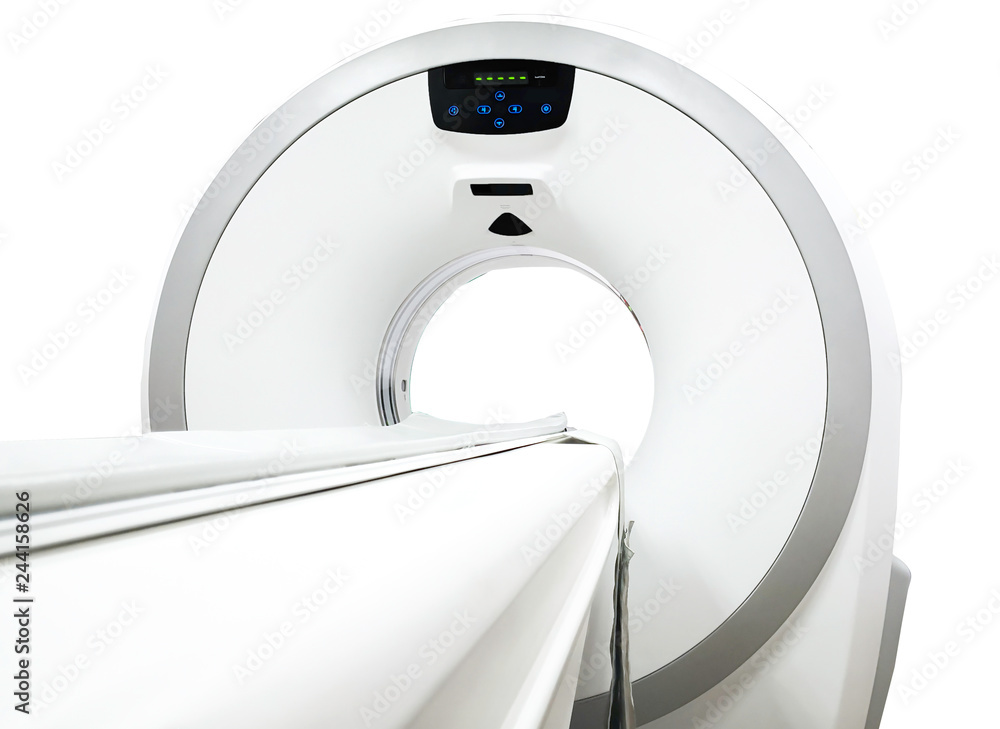 CT Scanner ( Computed Tomography ) isolated on white background ...