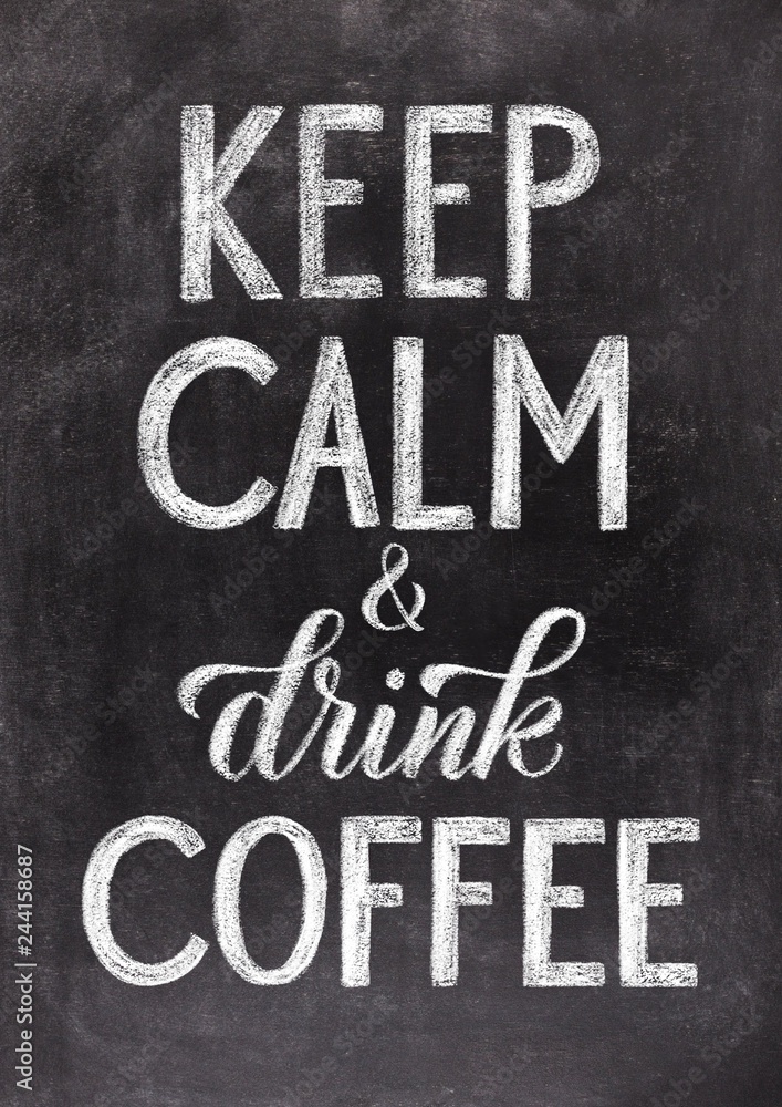 Keep Calm Background Black