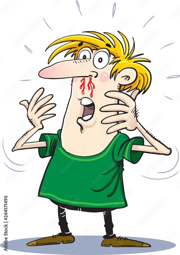Nosebleed Cartoon