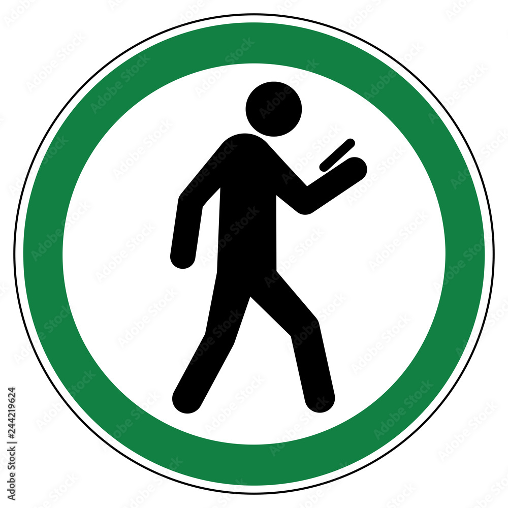 srg540 SignRoundGreen - german - ez540 ErlaubnisZeichen - Mit dem ...