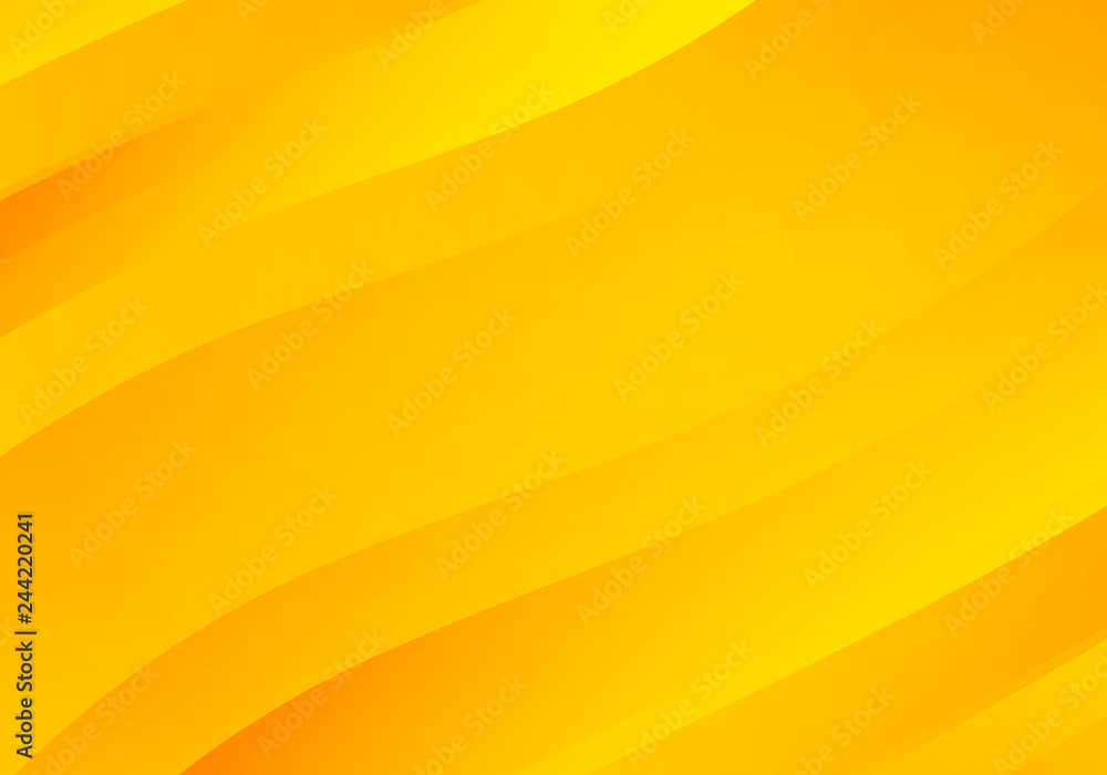Abstract Yellow Background with Waves. Abstract Yellow Background with ...