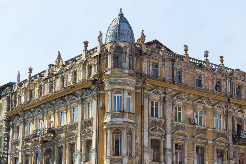 The historical and cultural center of the city of Odessa with ...