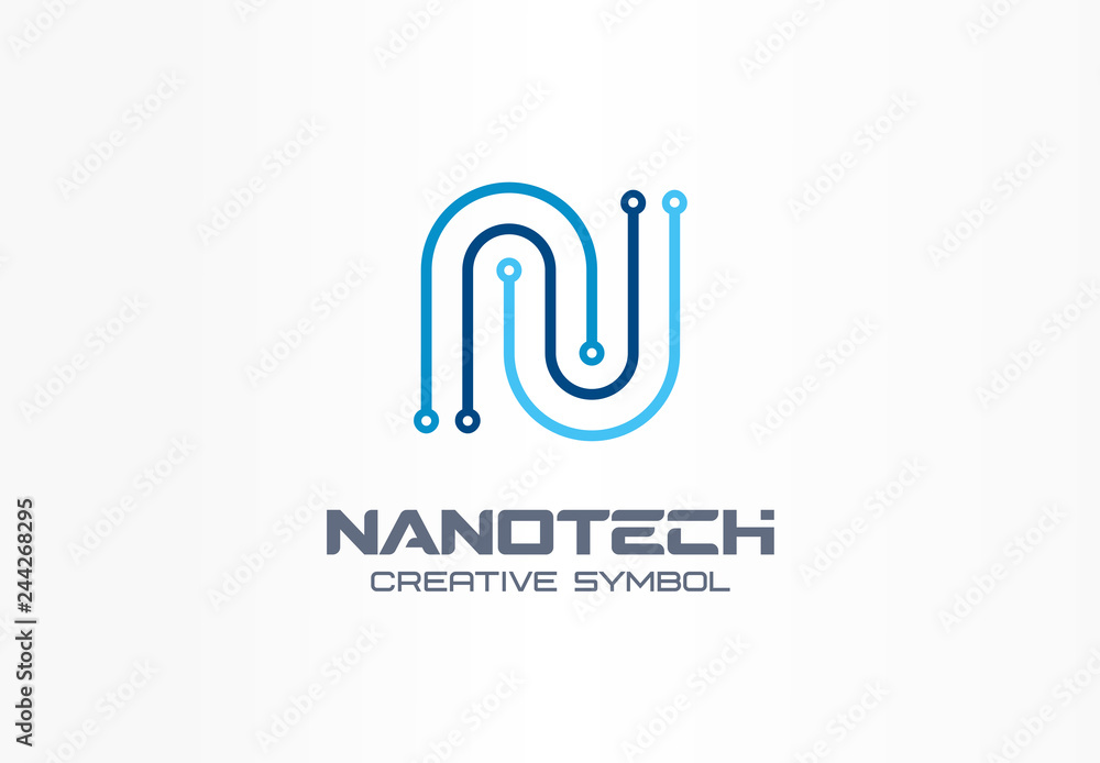 Computer Logo With N