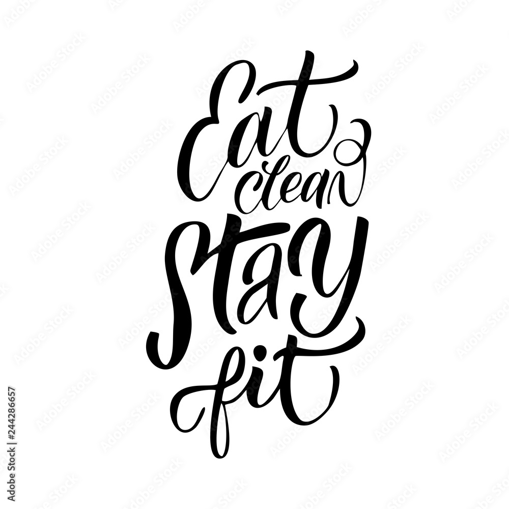 Vector logo design template in trendy linear style with hand-lettering ...