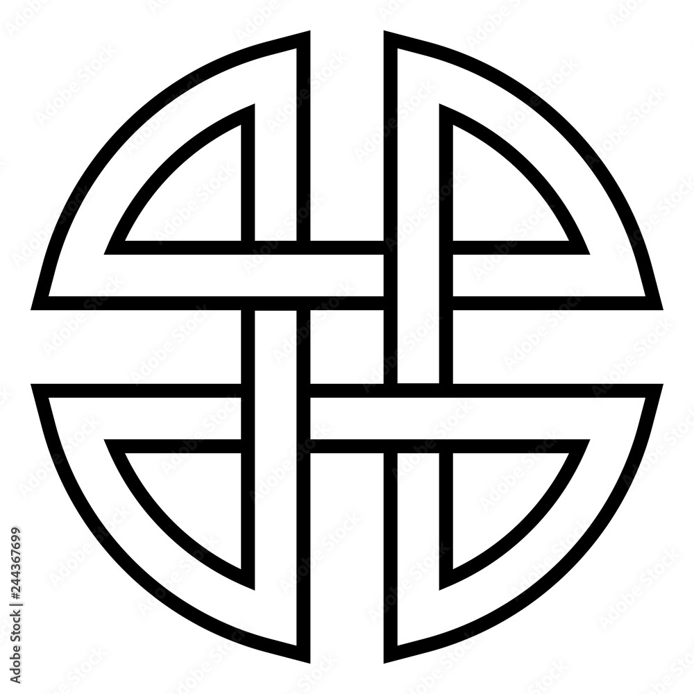 Chinese Japanese symbol, vector ancient sign protection and the ...