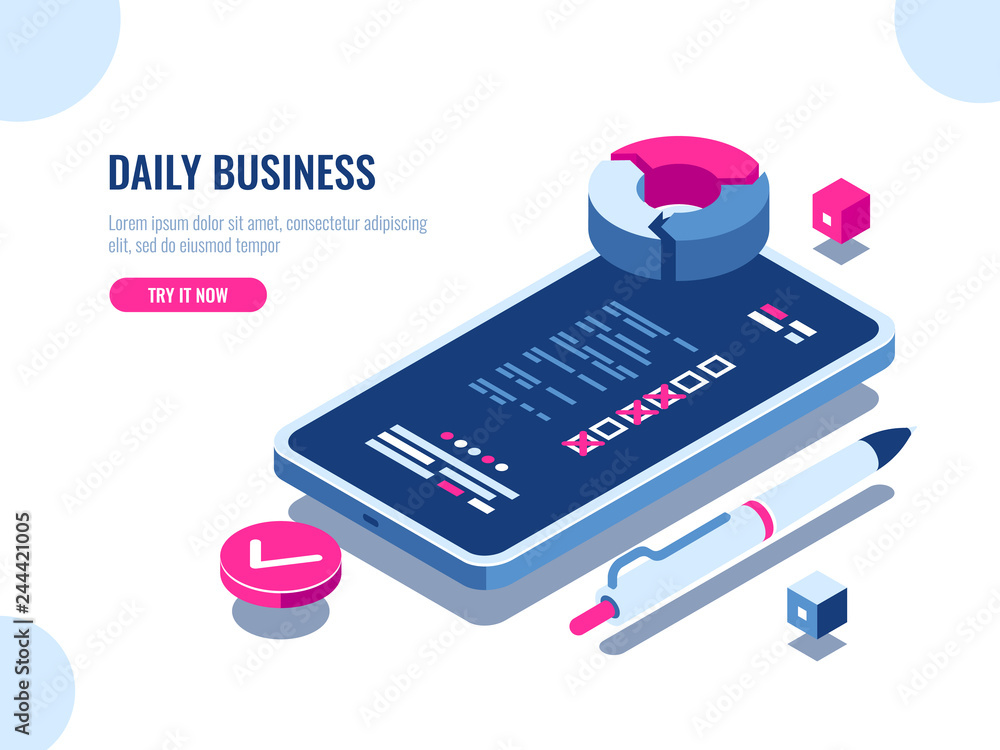 Mobile application with check sheet of daily business, checklist on ...