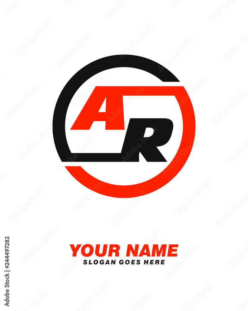 Ar Name Logo
