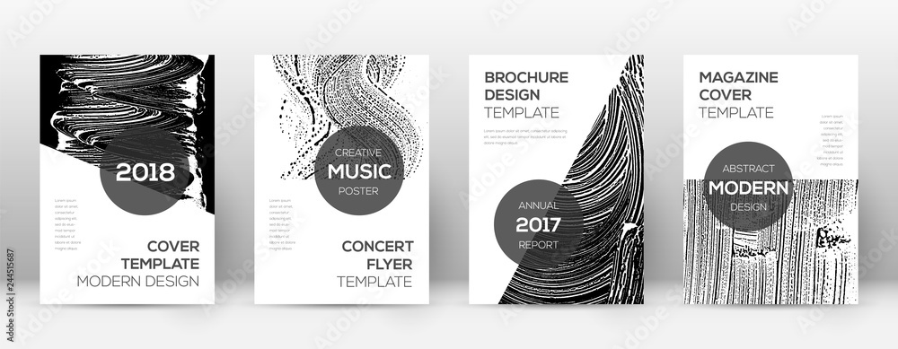 Cover Page Design Template Modern Brochure Layout Stock Vector Adobe