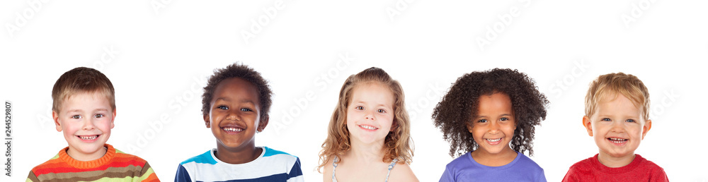 Different children laughing Stock Photo | Adobe Stock
