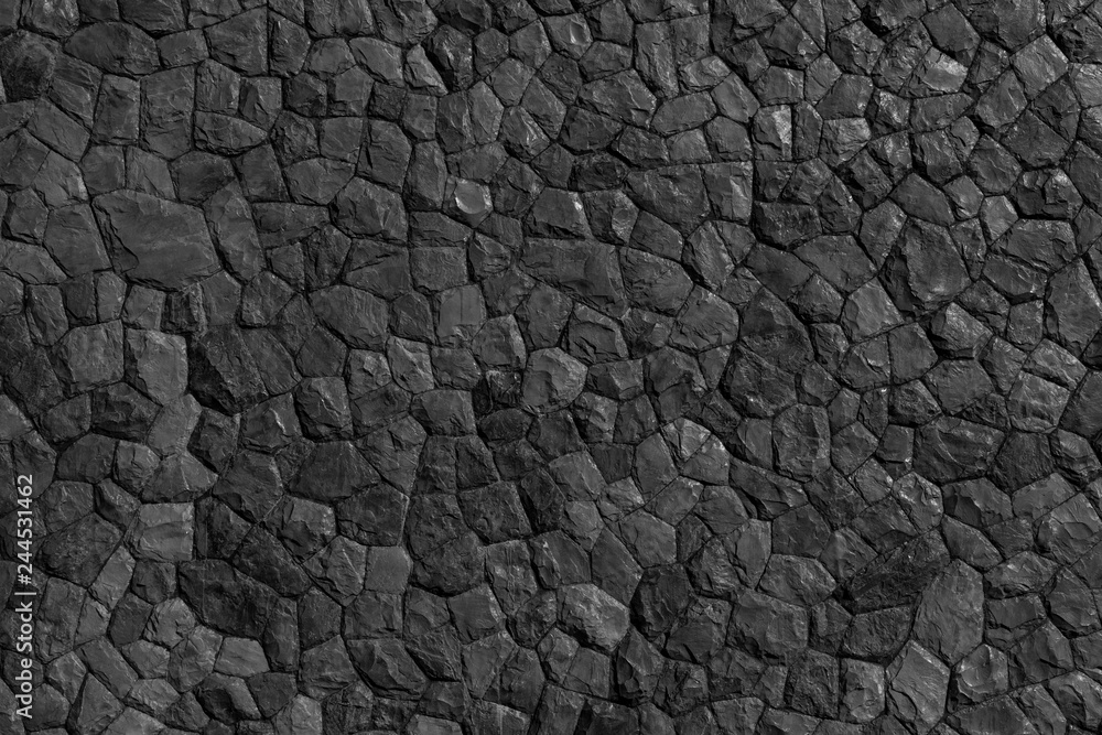 Rock pattern gray color and Mos plant of modern style design decorative ...