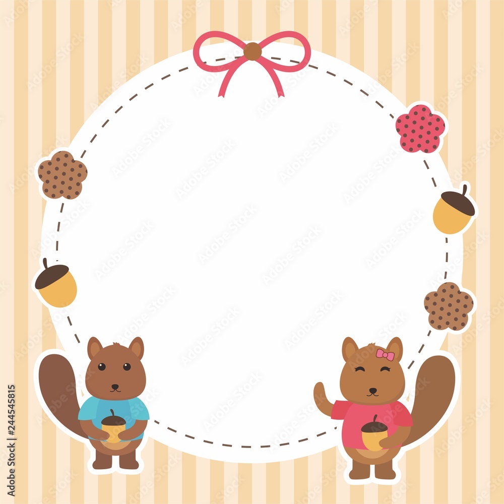 Squirrel Clipart Borders