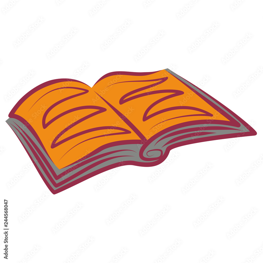 Orange Book Clipart