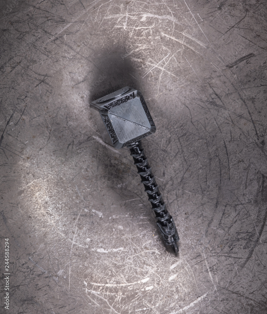 Thor's hammer, Viking weapon Stock Photo | Adobe Stock