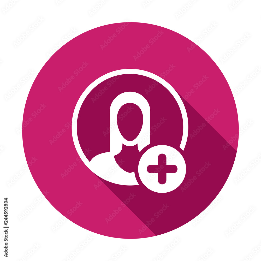 Avatar icon, people icon with add sign. Avatar icon and new, plus ...