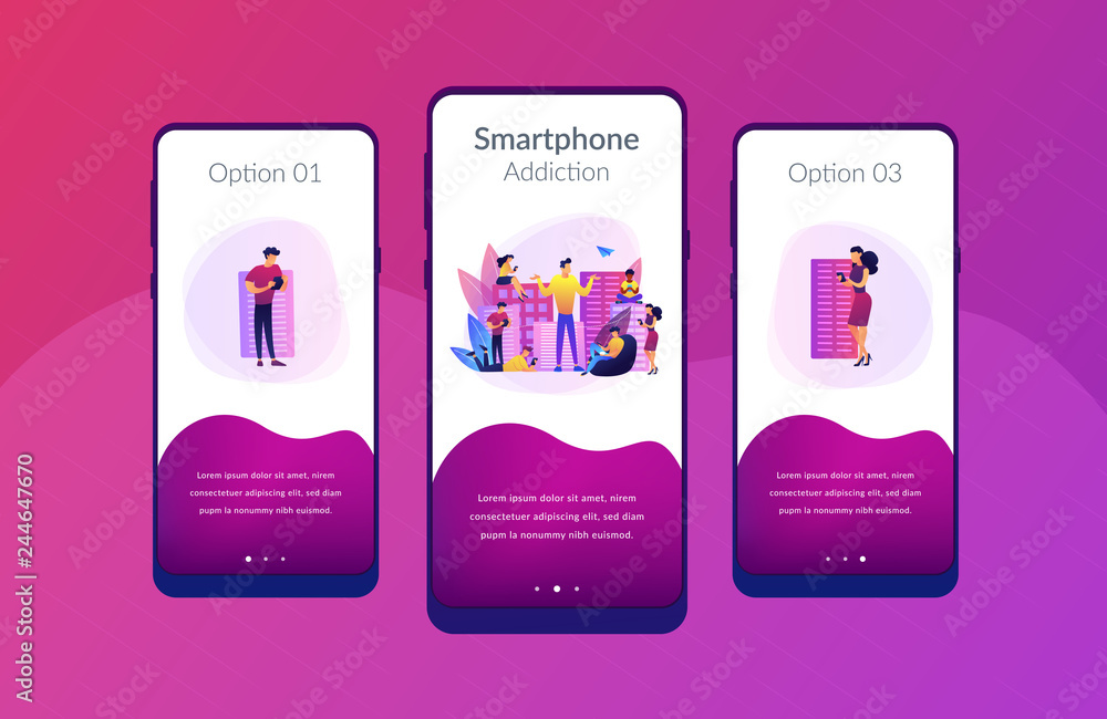 People in the city overusing mobile devices and a man feeling alone ...